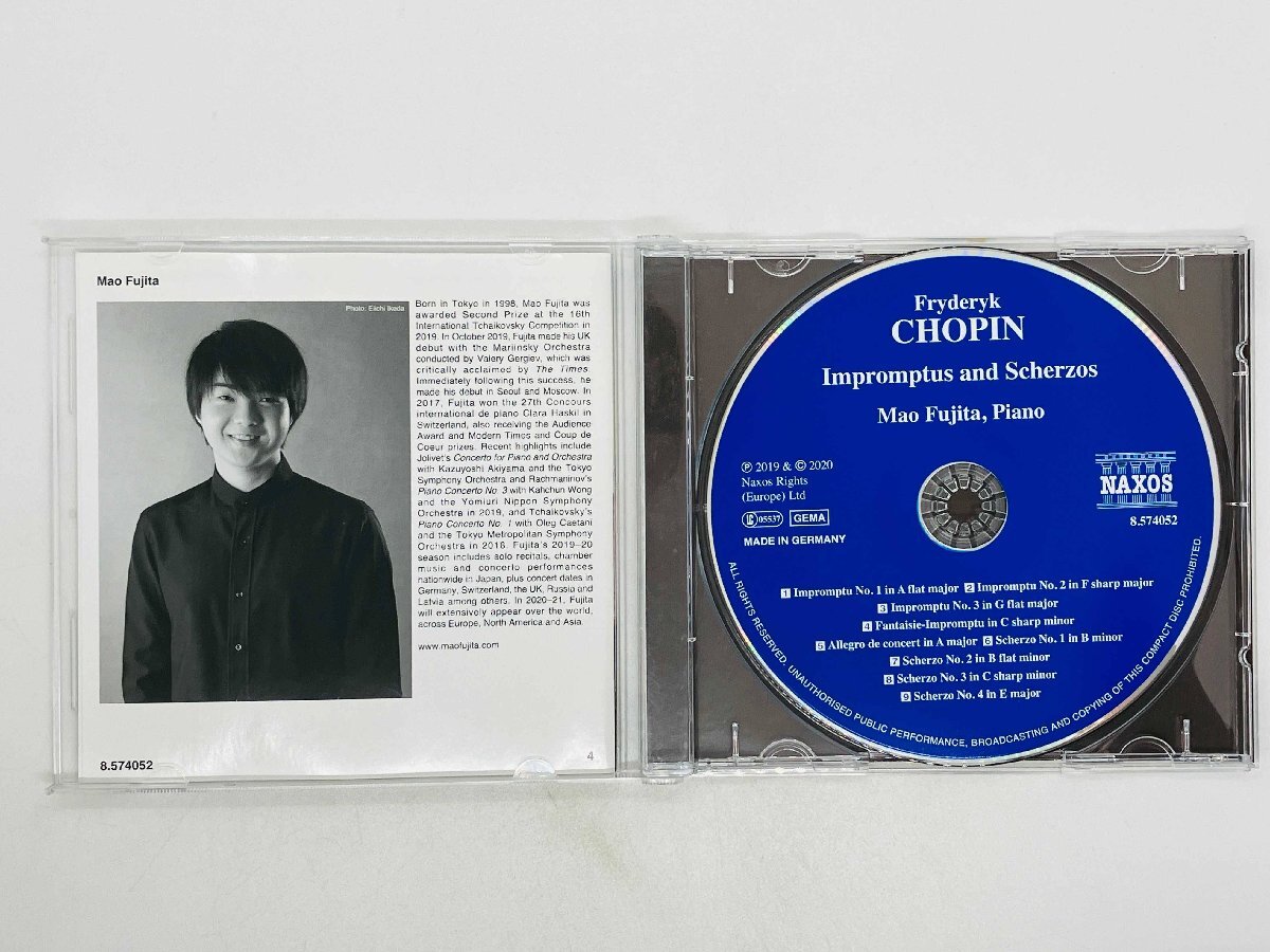 CD 藤田真央 ショパン CHOPIN Impromptus and Scherzos / 8.574052 Y03(その他)｜売買されたオークション情報、yahooの商品情報をアーカイブ公開 ...