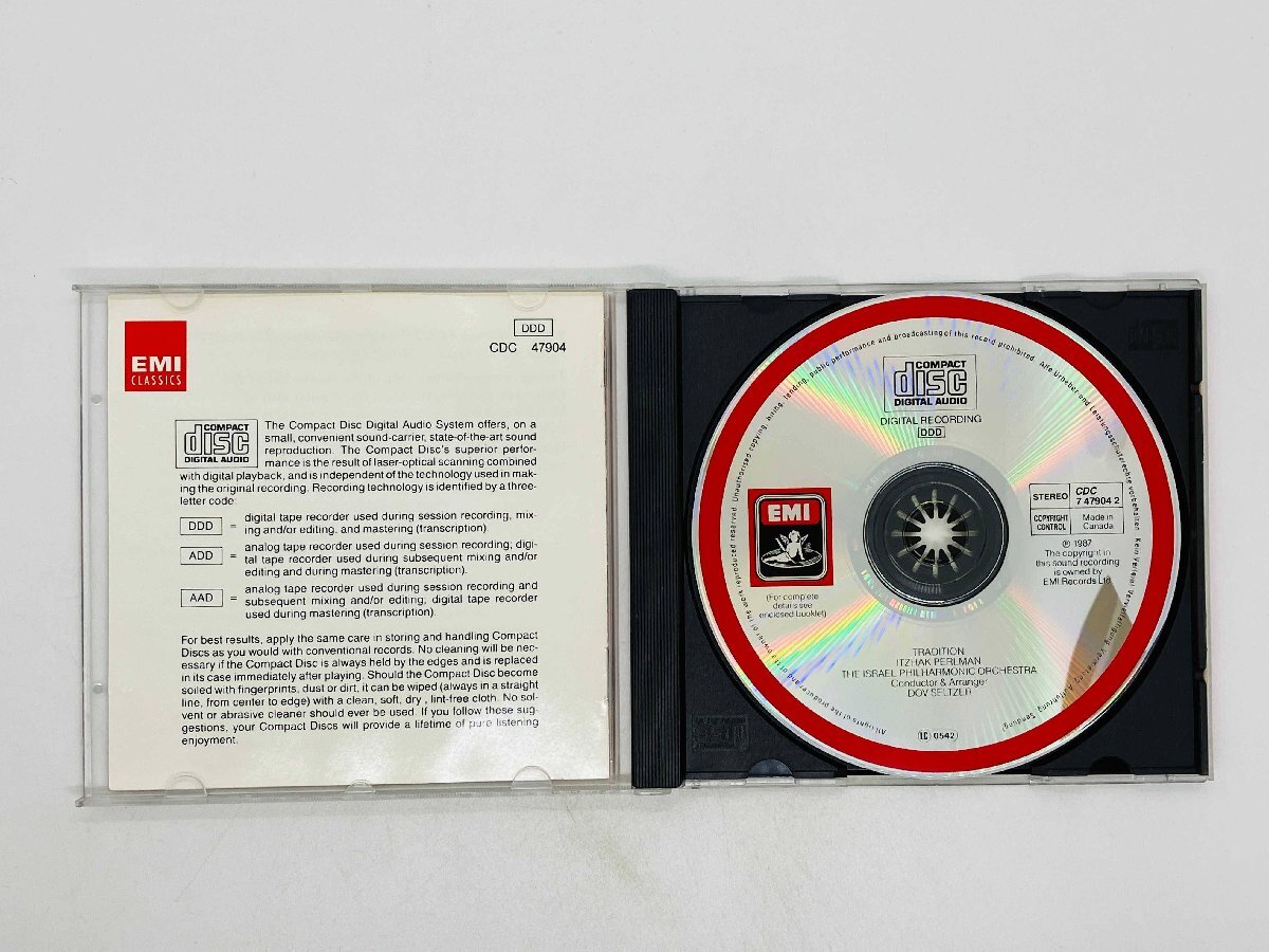 Yahoo!オークション - 即決CD カナダ盤 TRADITION ITZHAK PERLMAN / PL...