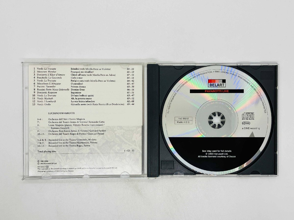 Yahoo!オークション - 即決CD PAVAROTTI LIVE / パパロッティ ライブ