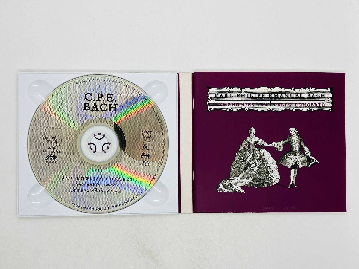 Yahoo!オークション - 即決ハイブリッドSACD C.P.E. BACH 4 SYMPHONIES...