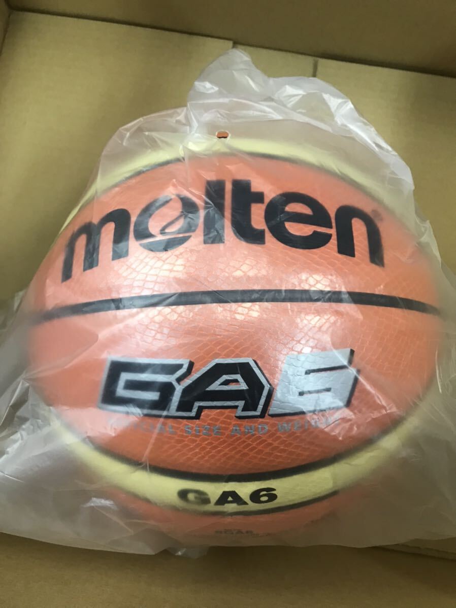 Yahoo!オークション - モルテン GA6 バスケットボール 6号 オレンジ 6...