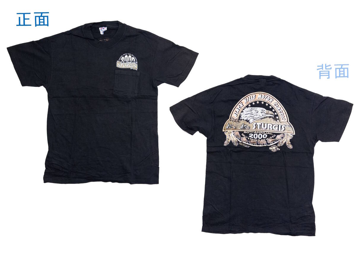 Yahoo!オークション - 3Q売切 税無し 【送料360円】STURGIS 2000 Tシャ...
