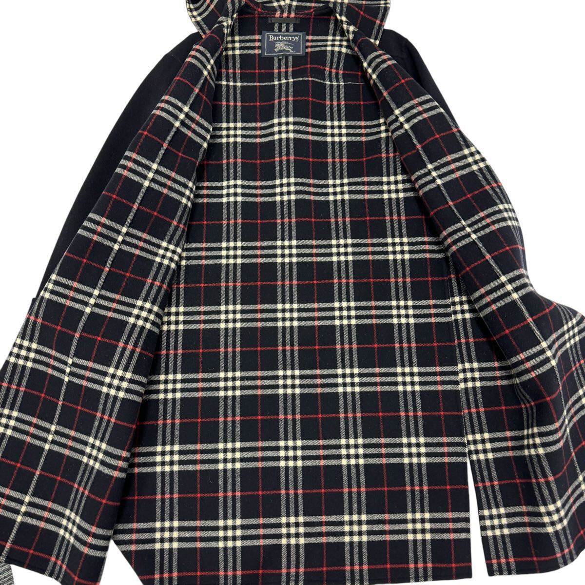 高級 BURBERRY バーバリー ダブルフェイス ノバチェック ダッフルコート ウールカシミヤ ネイビー 40サイズ 国内正規品 c101(Lサイズ)｜売買されたオークション情報、yahoo ...