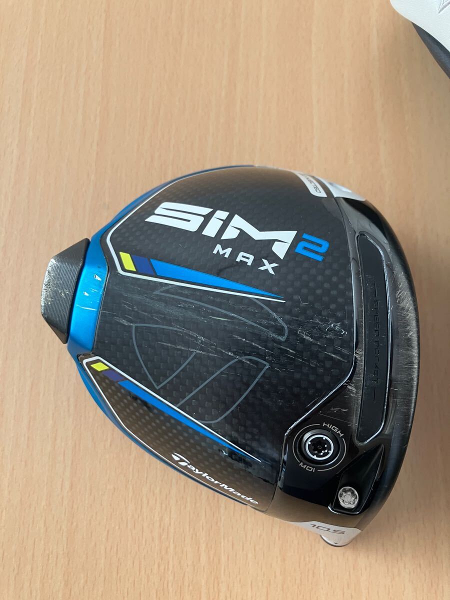 Yahoo!オークション - ドライバー テーラーメイド sim2max 10.5° TENS...
