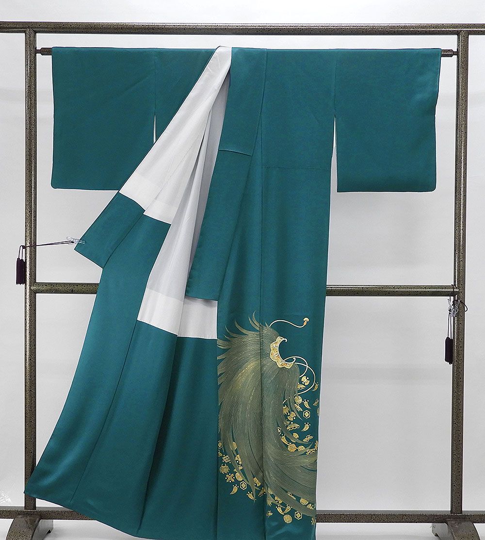 Yahoo!オークション - 色留袖 正絹 金彩友禅 和田光正作 宝尽くし紋様 ...