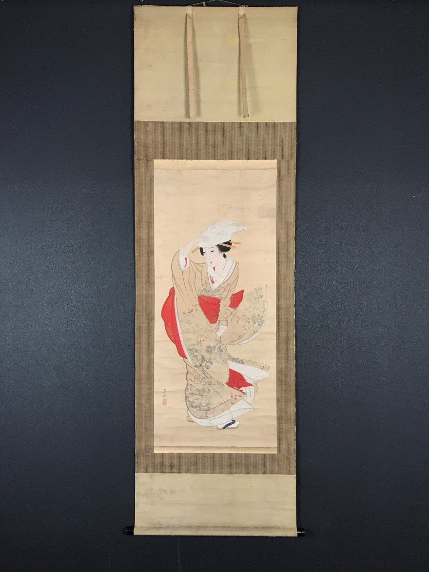 Yahoo!オークション - 【模写】【一灯】ia2878〈吉原真龍〉浮世絵美人...