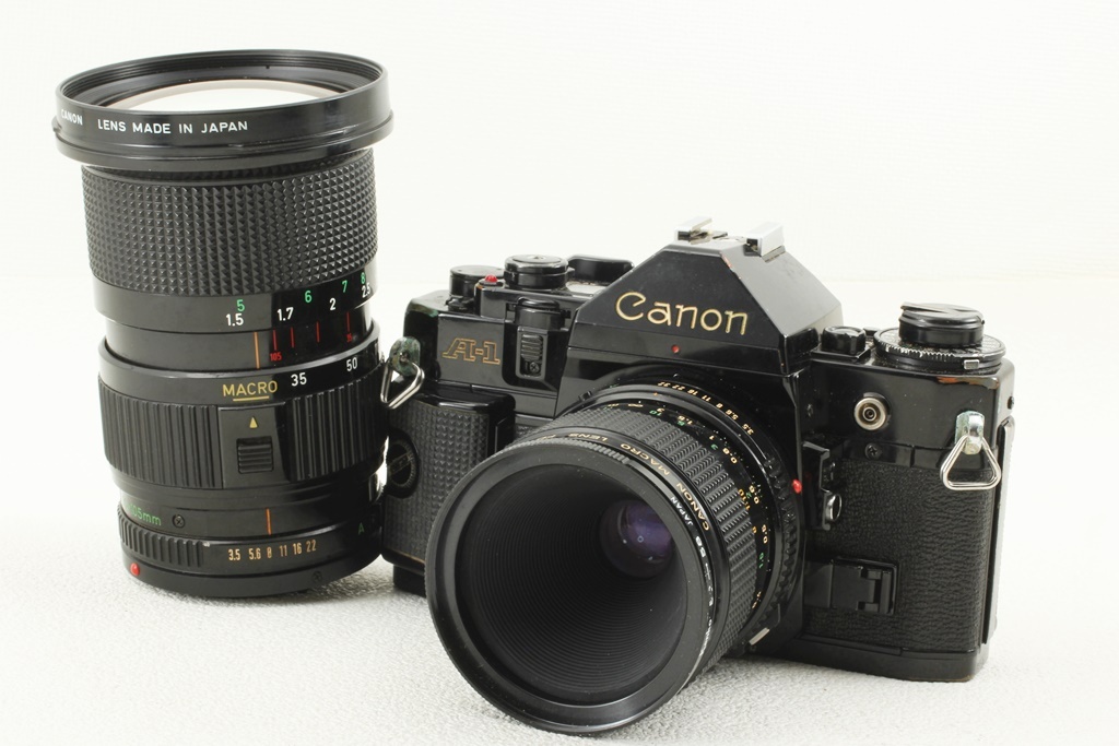 Yahoo!オークション - ジャンク品 Canon キヤノン A-1 FD 50/3.5 FD 35...