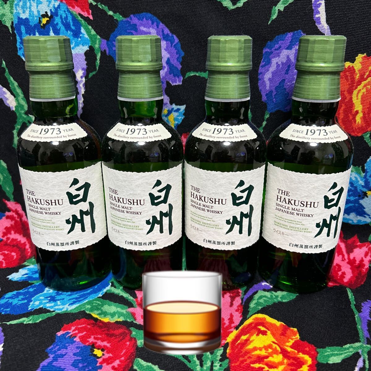 Yahoo!オークション - 白州 180ml…4本 サントリー シングルモルトウ...