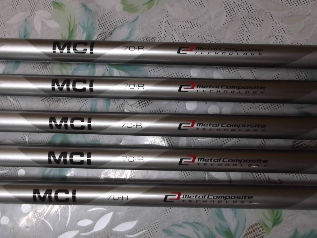 Yahoo!オークション - MCI 70-Rシャフト 7～PW・AW 5本セット