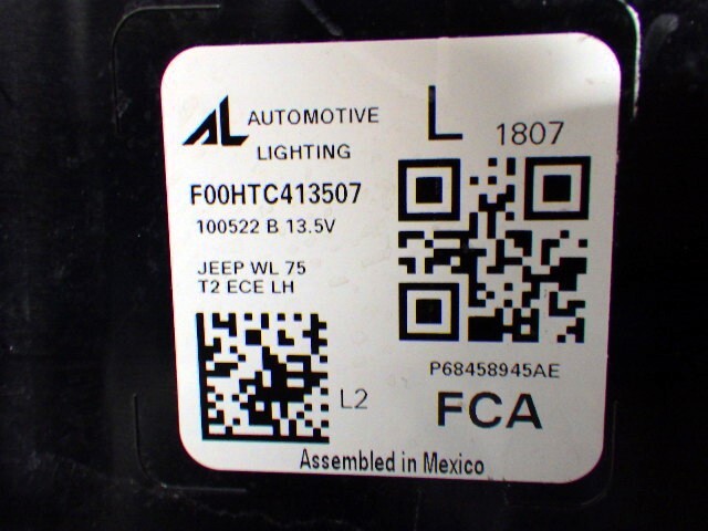 Yahoo!オークション - K836 ジープ グランドチェロキー WL74 WL75 左テ...