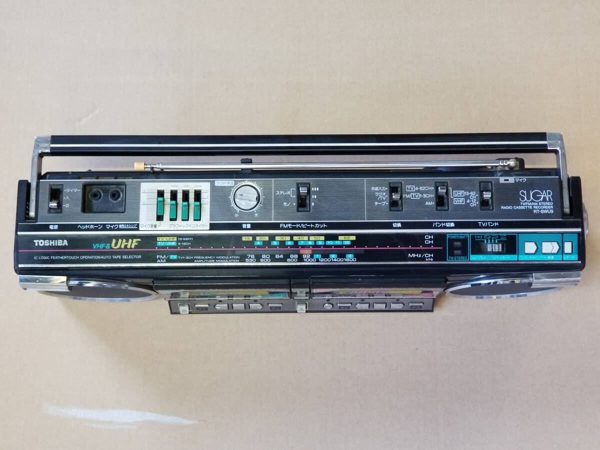 Yahoo!オークション - TOSHIBA 東芝 SUGAR RT-SWU9 ラジカセ シュガー ...