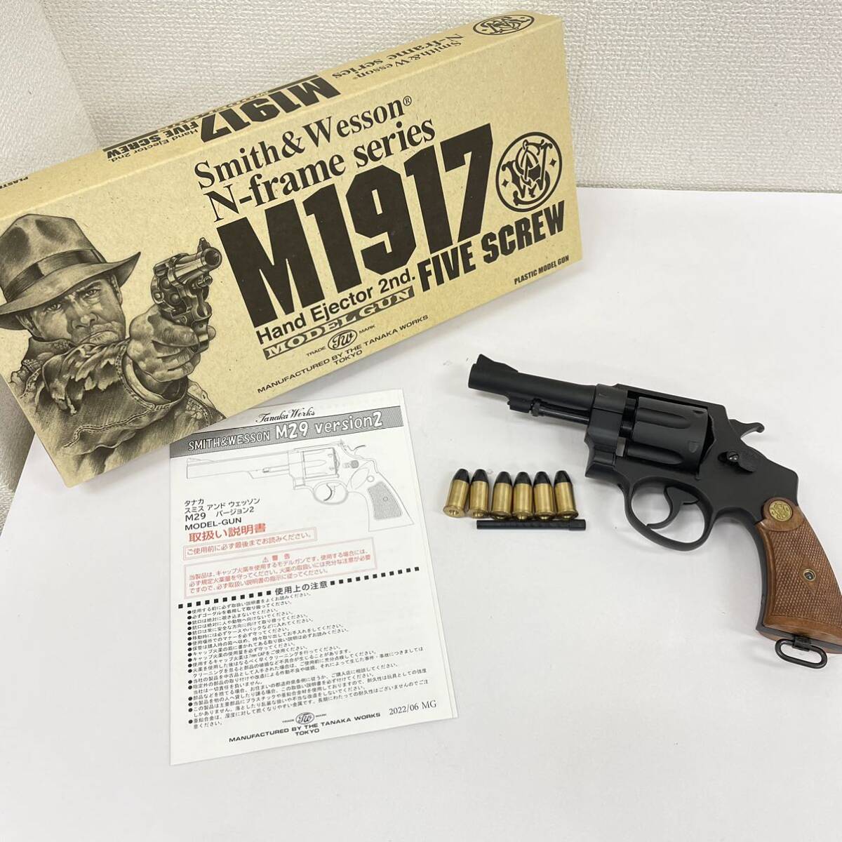 Yahoo!オークション - タナカ S&W M1917 N-frame series Hand Ejector ...
