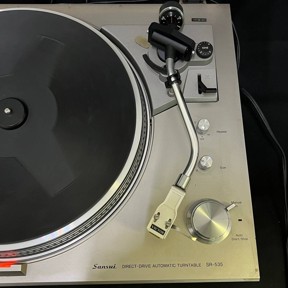 BJg163R 120 Sansui SR-535 サンスイ レコードプレーヤー ダイレクト ドライブ オートマチック 山水電気 レコード針 SV-44(その他)｜売買されたオークション情報 ...