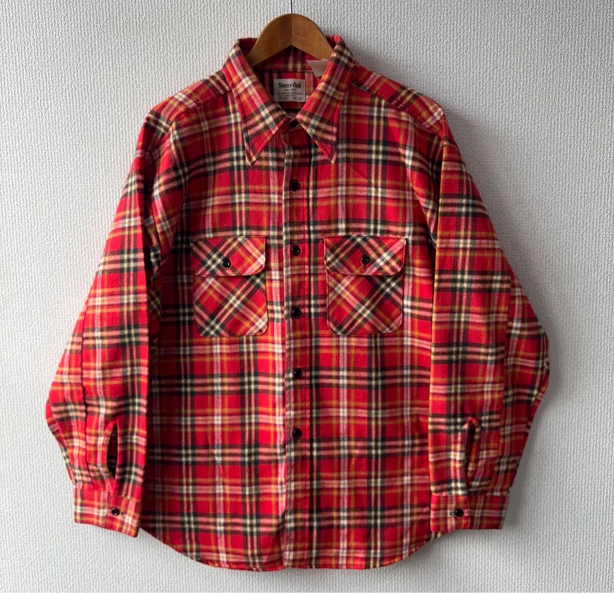 Yahoo!オークション - 70s~ USA製 SWEET-ORR チェック ネルシャツ 19 ...