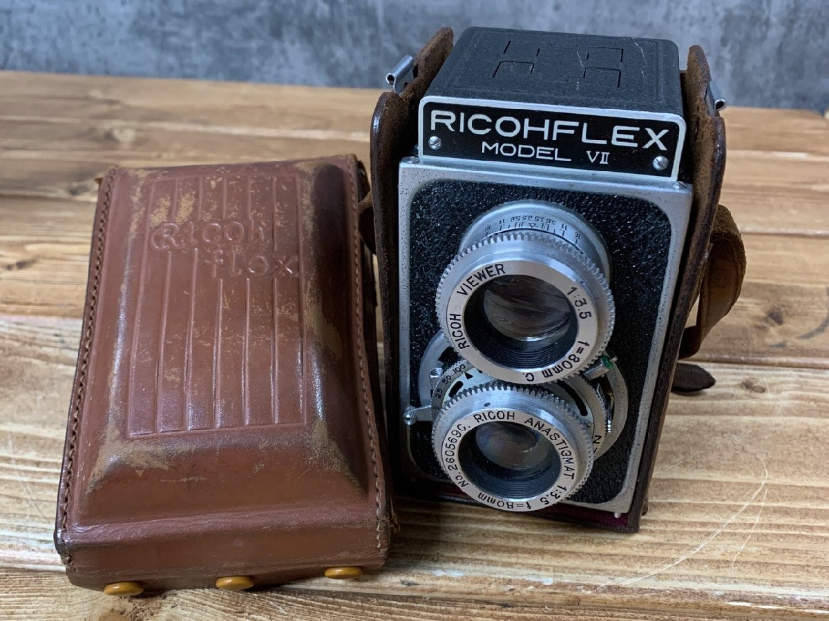 Yahoo!オークション - 【Y-0858】レトロ 希少 当時物 RICOHFLEX 二眼レ...