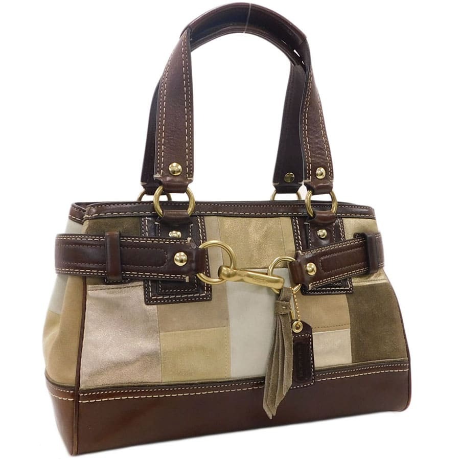 Yahoo!オークション - 1円 極美品 コーチ トートバッグ 10299 ゴールド...