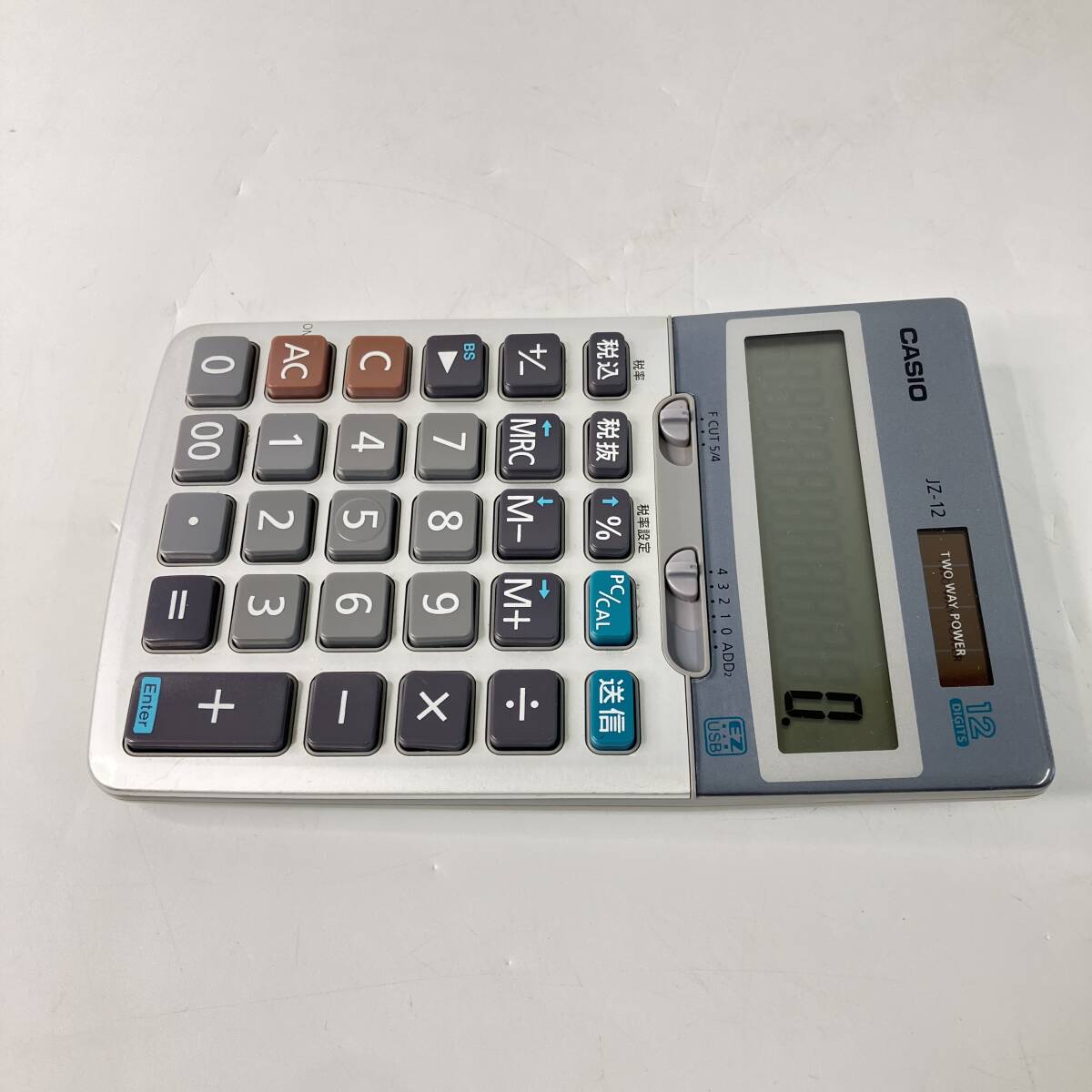 Yahoo!オークション - CASIO JZ-12 カシオテンキー電卓