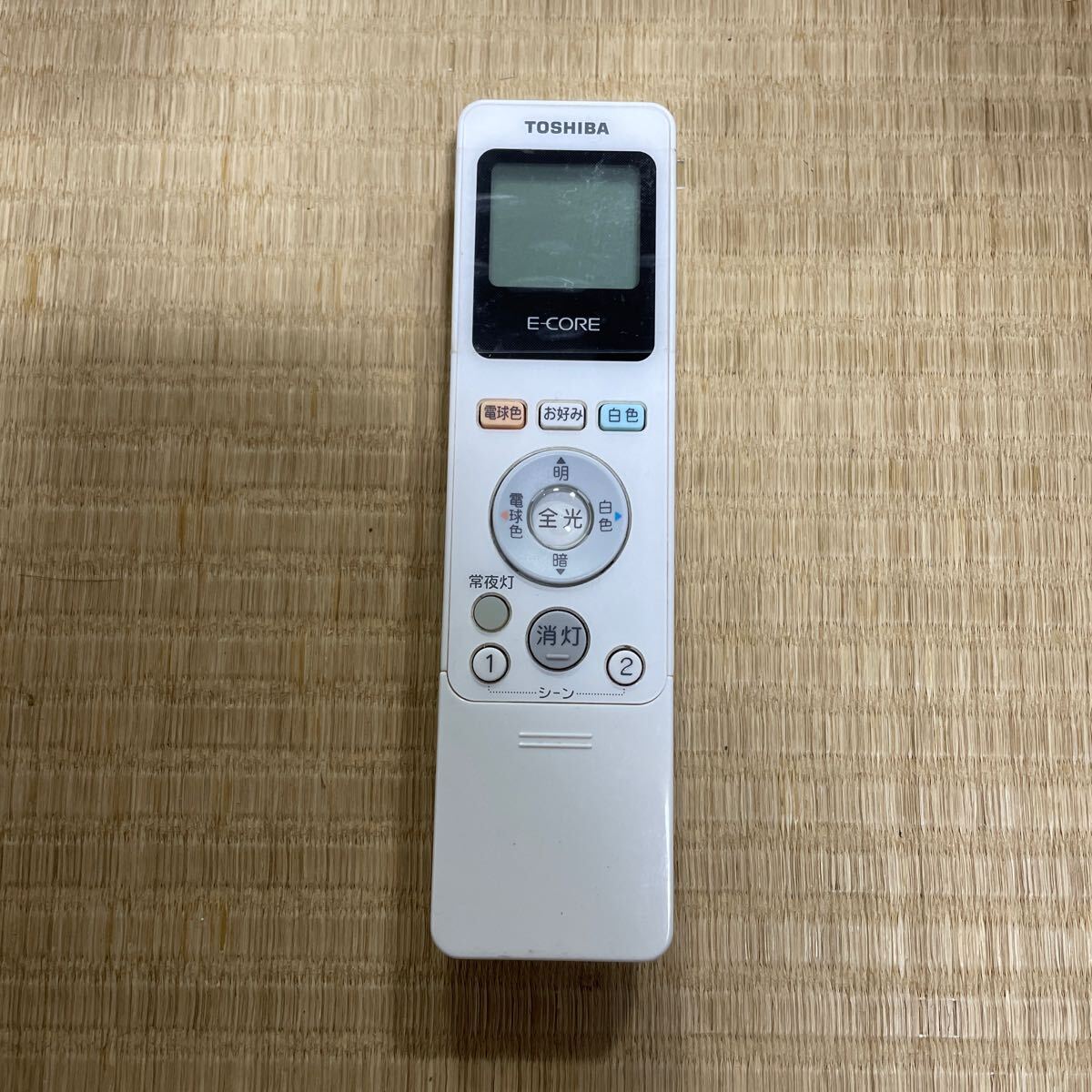 Yahoo!オークション - 動作確認済み【TOSHIBA】 FRC-194T 照明リモコン...