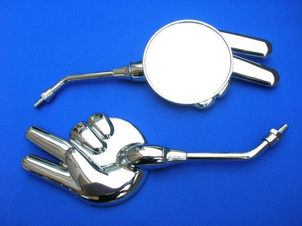 Yahoo!オークション - KJT台湾製 メッキ 逆ネジ じゃんけんミラー チョ...