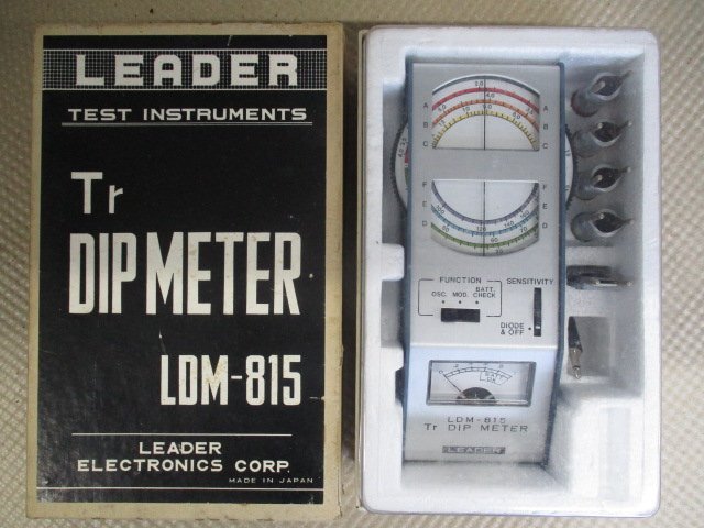 品 LEADER リーダー電子 ディップメーター Tr DIP METER LDM-815 アマチュア無線 計測機器 ツ-38(アマチュア無線)｜売買されたオークション情報、yahooの商品 ...