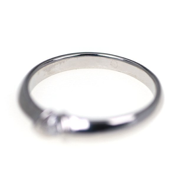 Yahoo!オークション - Z_742 Pt900 ダイヤモンド0.02ct リング