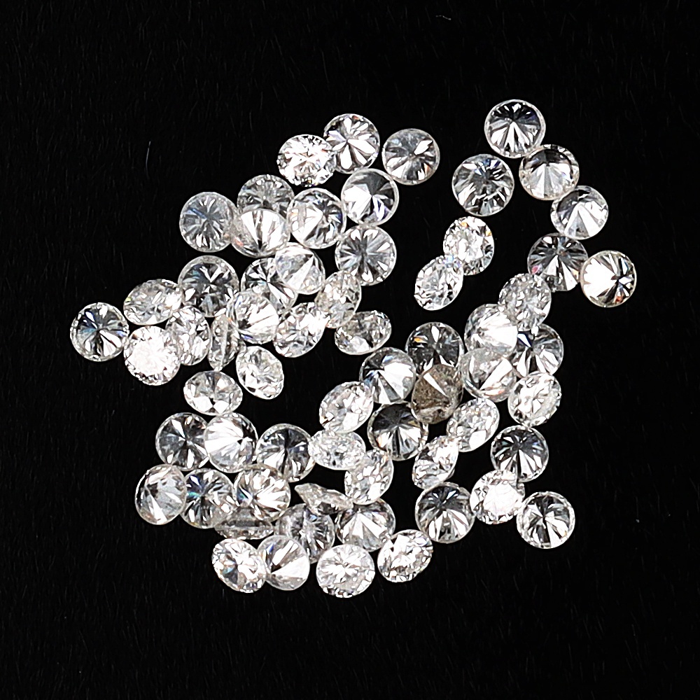 Yahoo!オークション - 天然ダイヤモンド0.95ct/63PC（ラウンドブリリア...