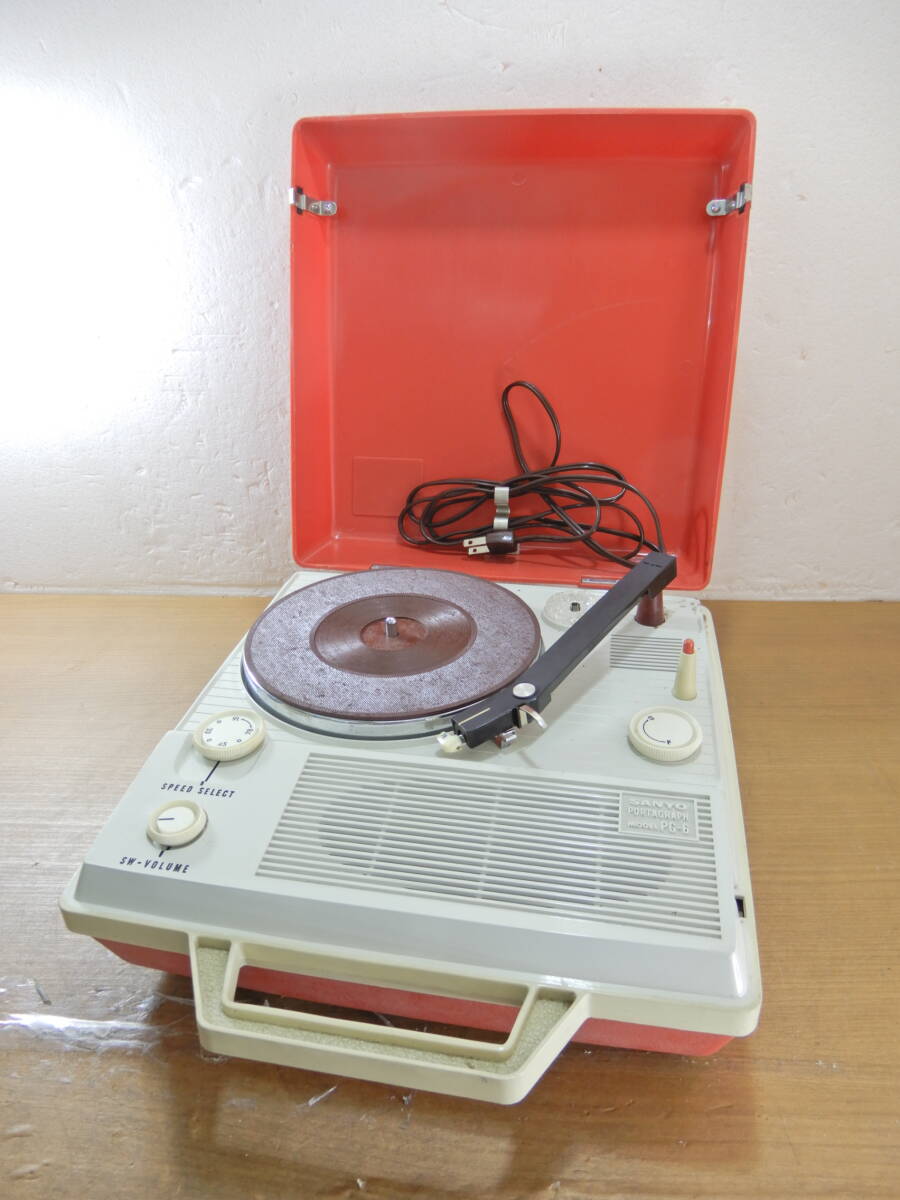 Yahoo!オークション - Y1116 \～SANYO/サンヨー 家庭用 ポータブルレコ...