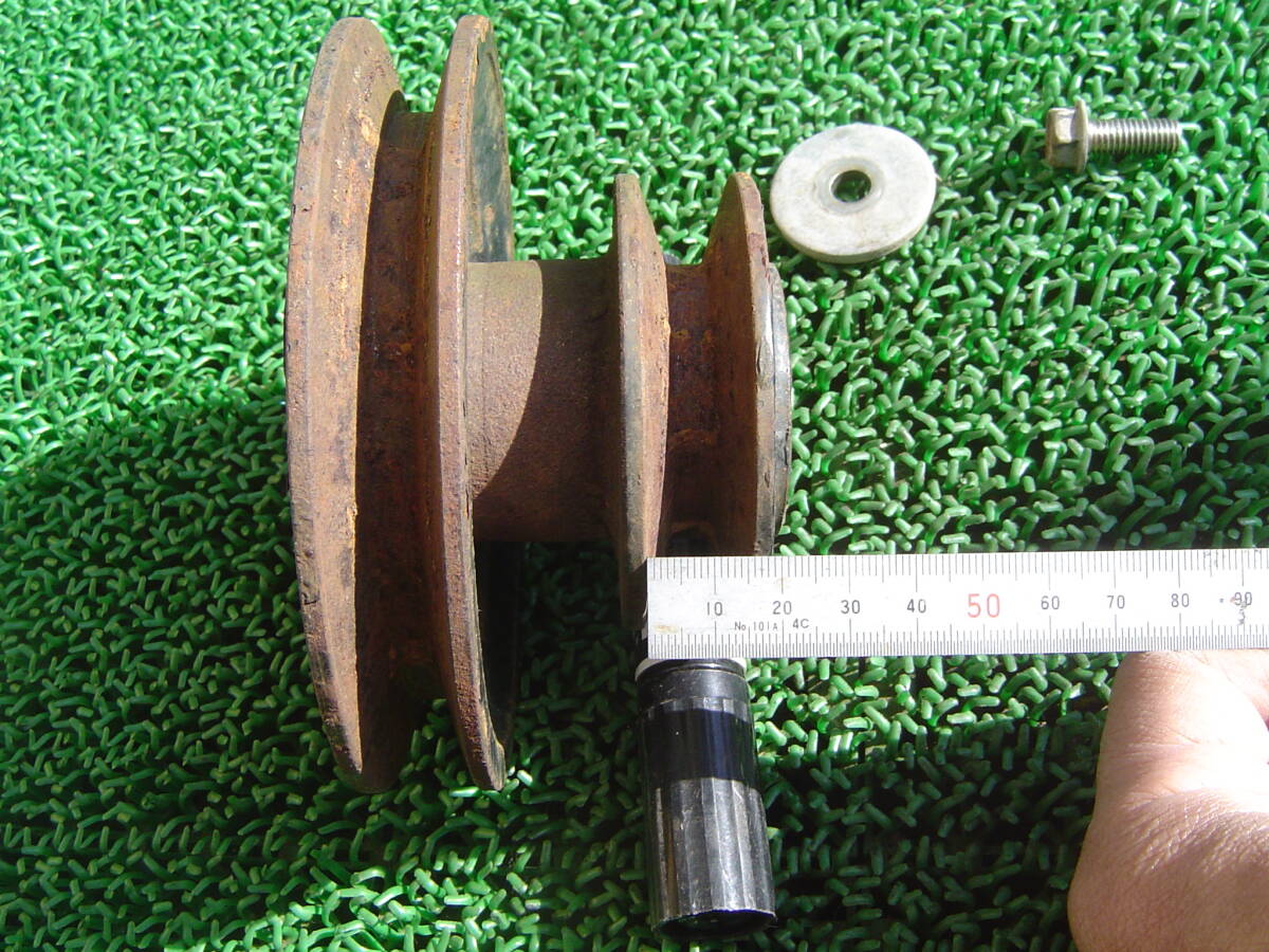 Yahoo!オークション - 60 Vプーリー 直径127mm と 76mm 軸穴径25mm（...