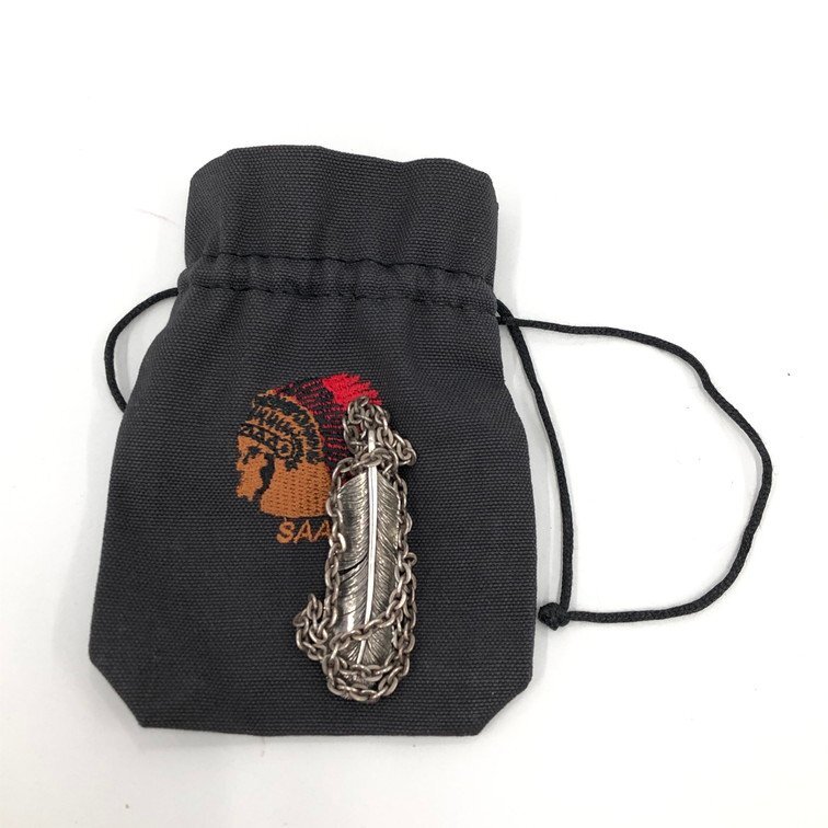 Yahoo!オークション - SAAD サード SV925 ネックレス フェザー 総重量2...