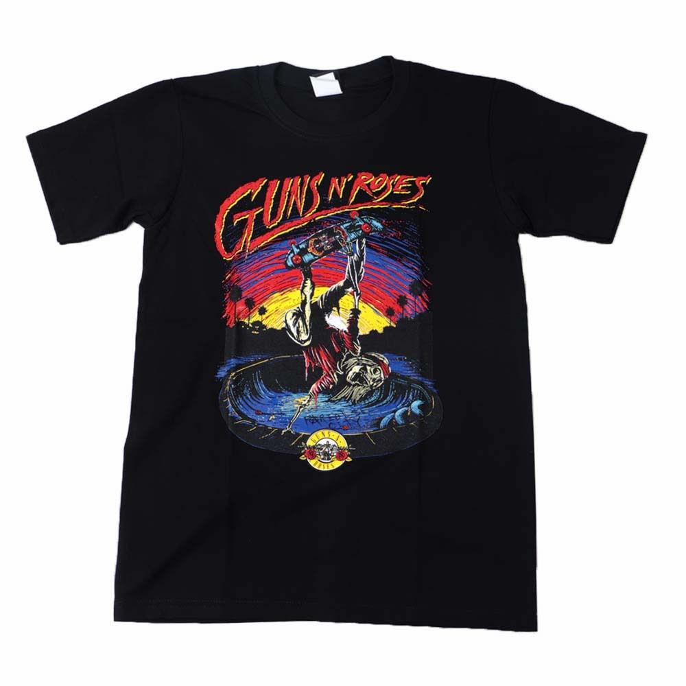 Yahoo!オークション - ag3 新品 黒 Lサイズ ガンズアンドローゼズ(ガン...