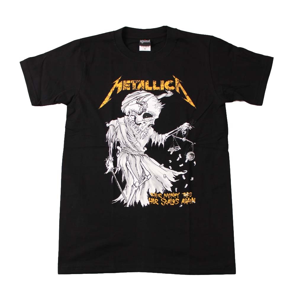 Yahoo!オークション - ag5 新品 黒 Lサイズ メタリカ METALLICA 半袖T...