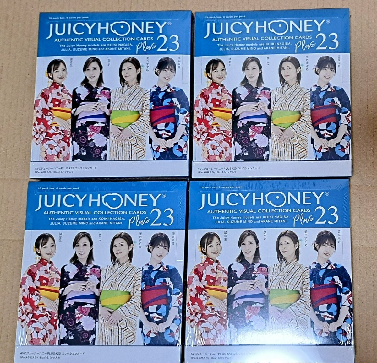 Yahoo!オークション - 未開封 4BOX ジューシーハニー JUICY HONEY PLUS...