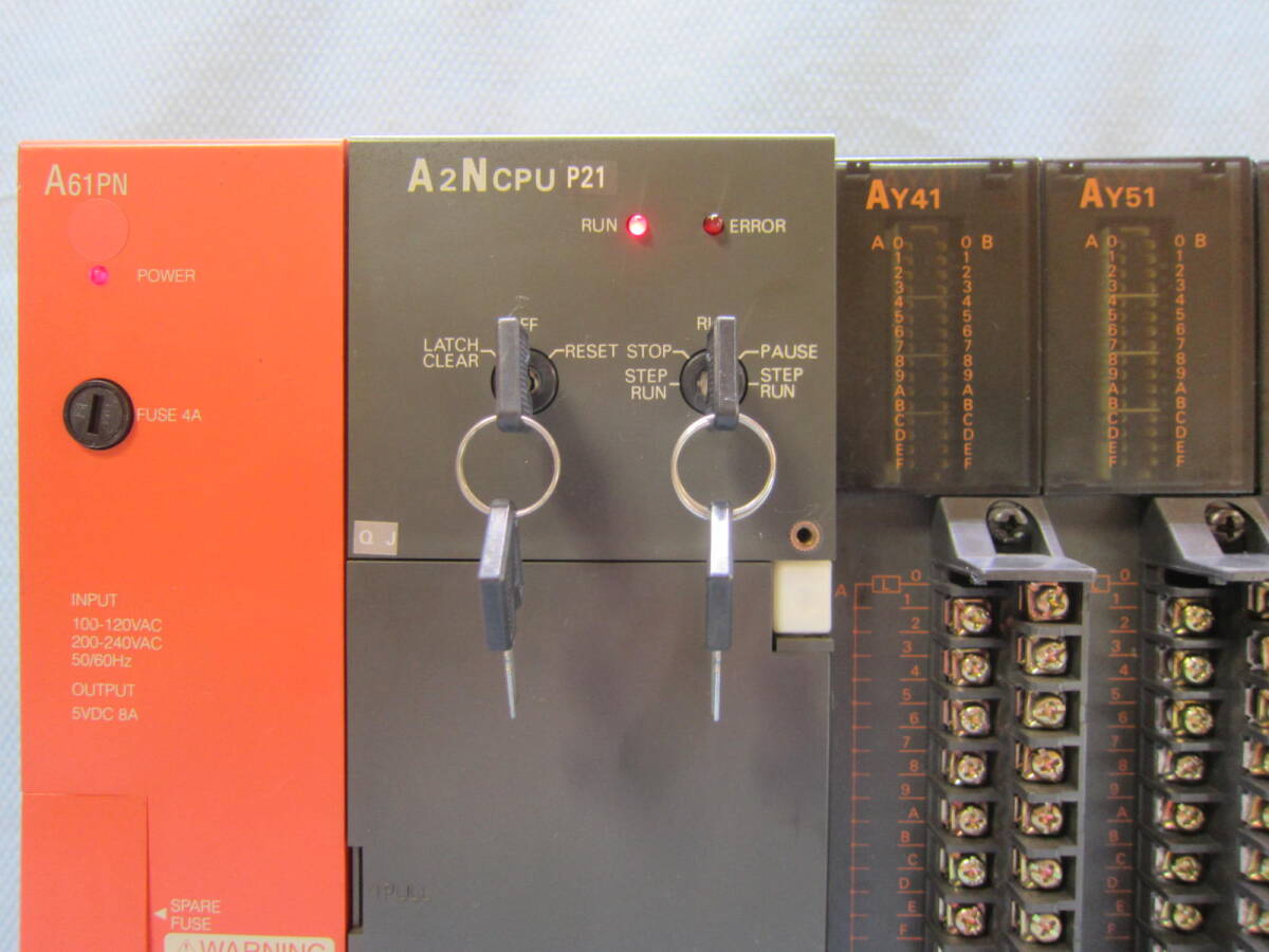 Yahoo!オークション - 三菱電機シーケンサ MITSUBISHI MELSEC A61PN A2...