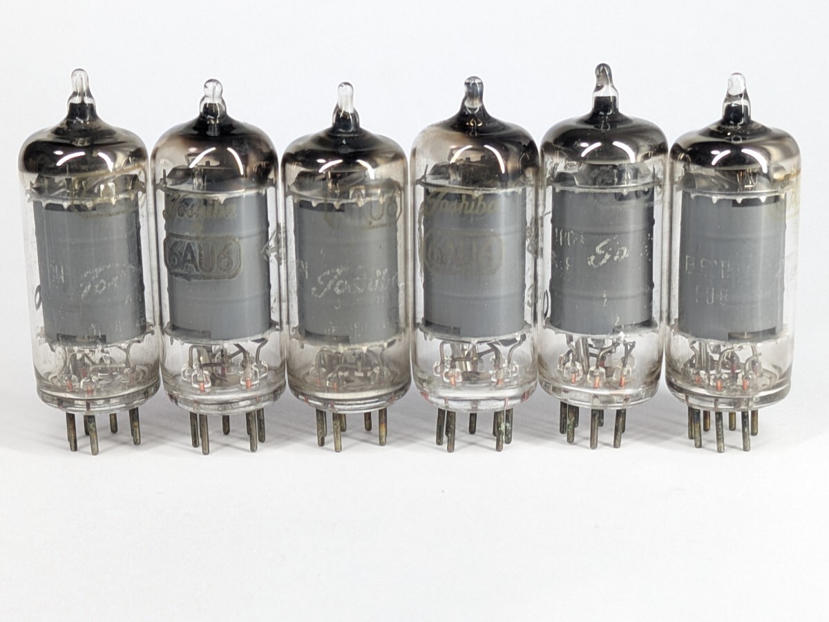 Yahoo!オークション - 東芝 6AU6 電電公社マーク 6本 TV-7D/Uにて試験...