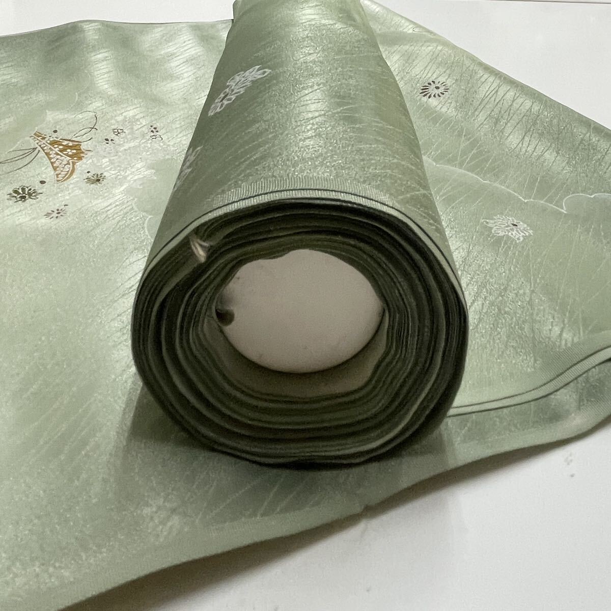 Yahoo!オークション - 反司 a1620 化繊 ポリエステル 交織 小紋 着物 ...