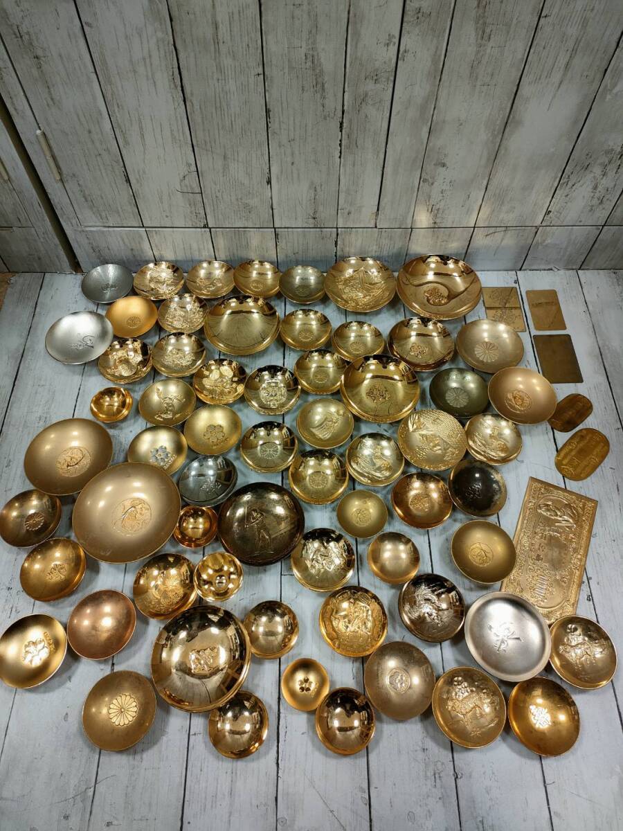 Yahoo!オークション - 24KGP 金杯 メッキ 盃 GP製品 約5.5Kg おまとめ...