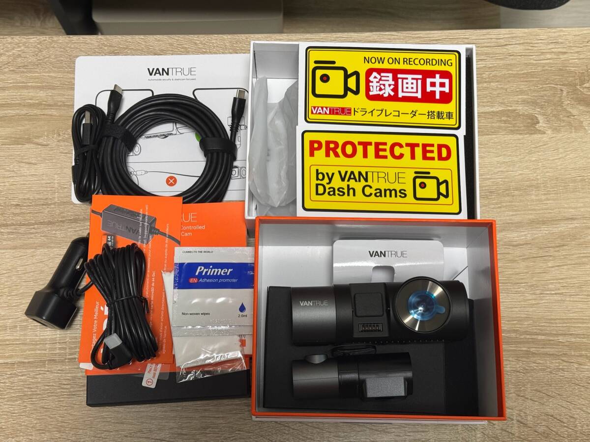 Yahoo!オークション - ドライブレコーダー VANTRUE 業界初の4カメラ搭...
