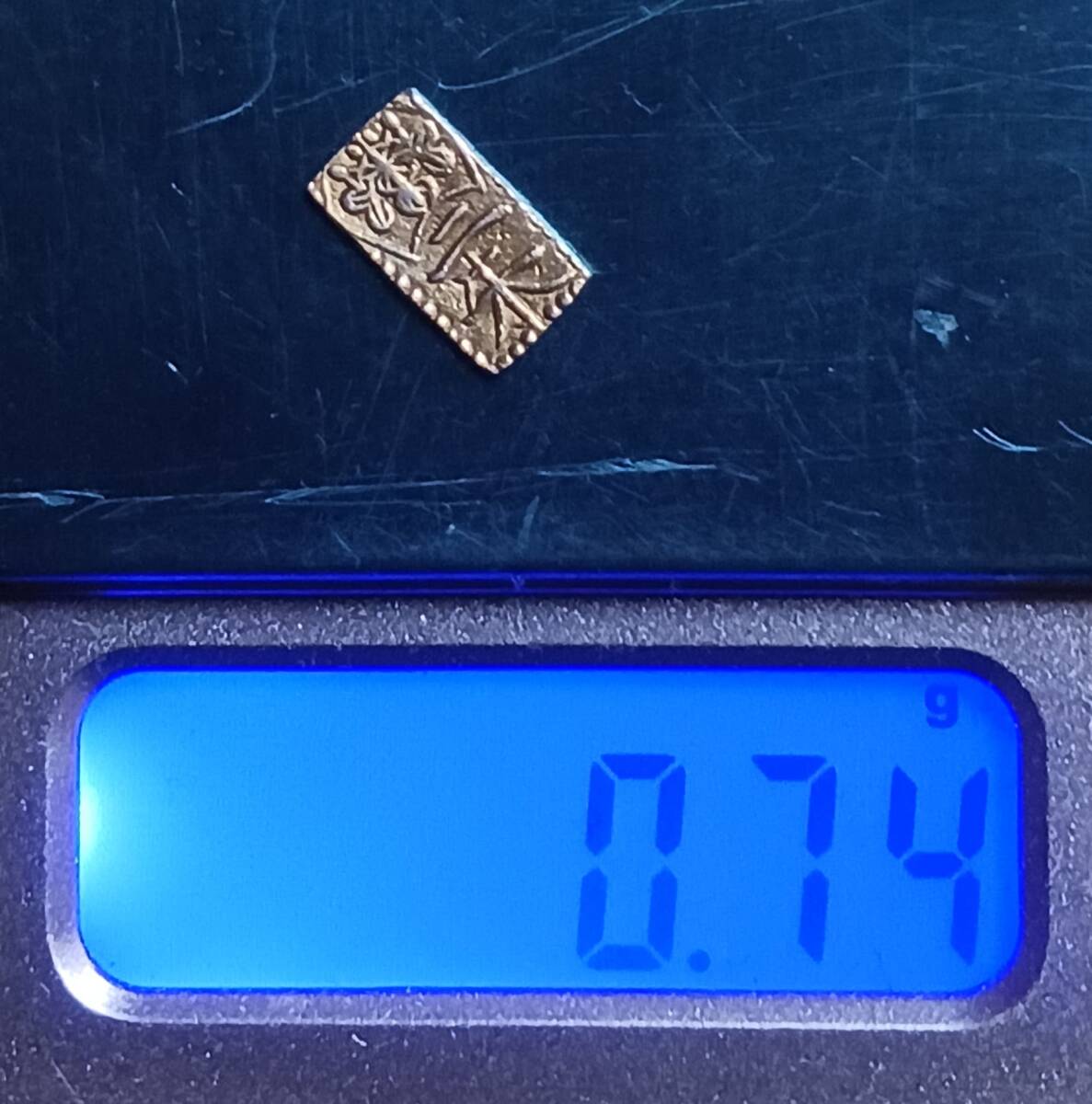 Yahoo!オークション - 万延二朱判金 0.74g