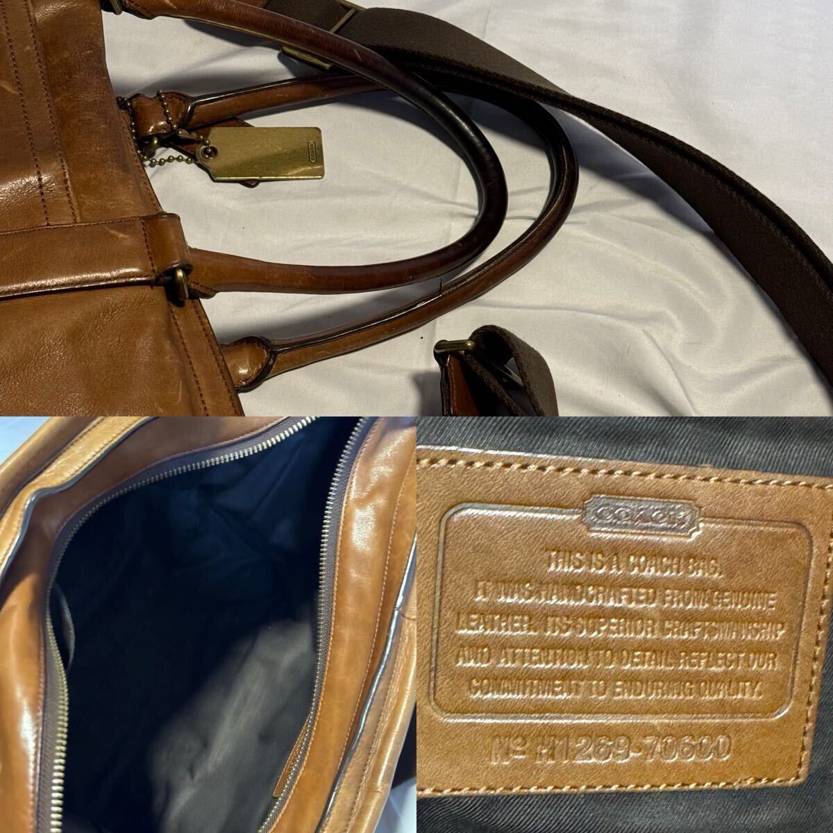 Yahoo!オークション - A4 COACH コーチ トートバッグ メトロポリタン ...