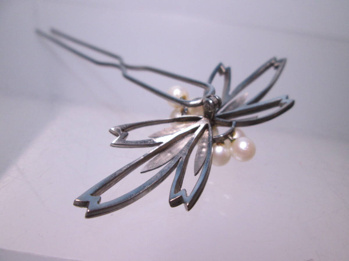 Yahoo!オークション - アンティーク・彫金細工 本真珠飾りの素敵なか...