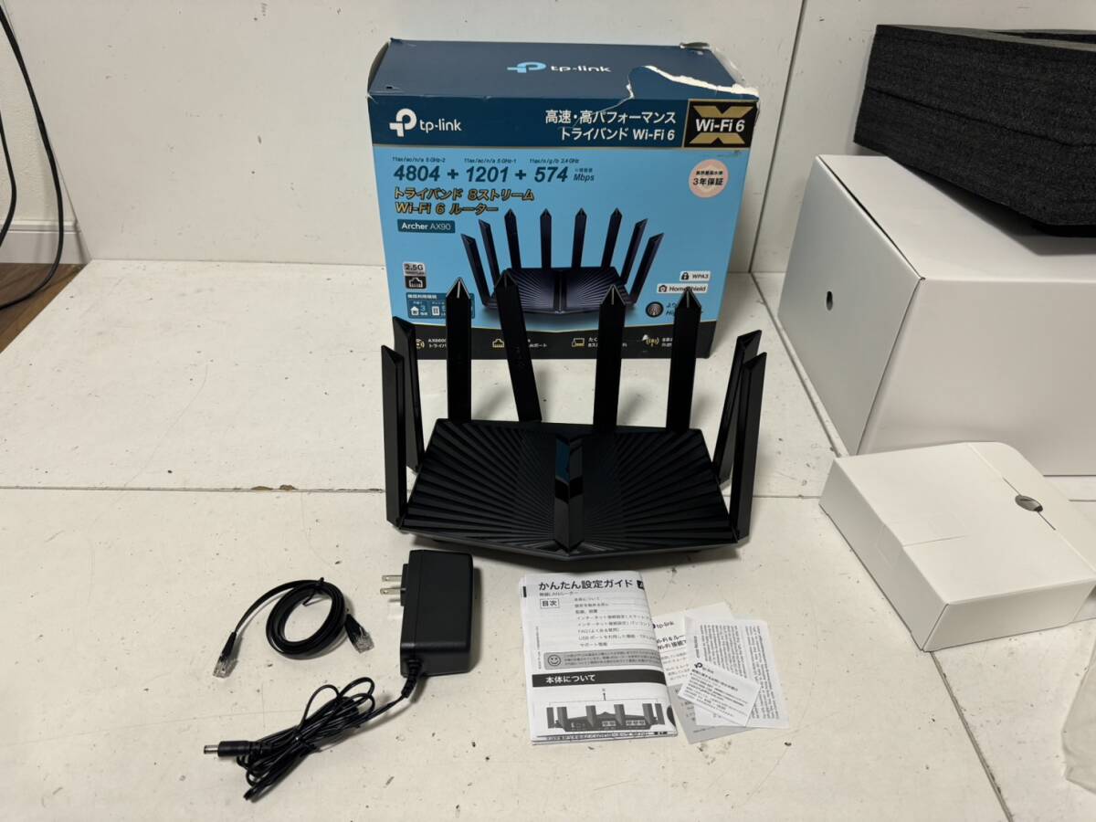 Wi-Fi6ルーター 無線LAN TP-link Archer AX90 本体 アダプタ(無線LAN)｜売買されたオークション情報、yahooの商品情報をアーカイブ公開 - オークファン ...
