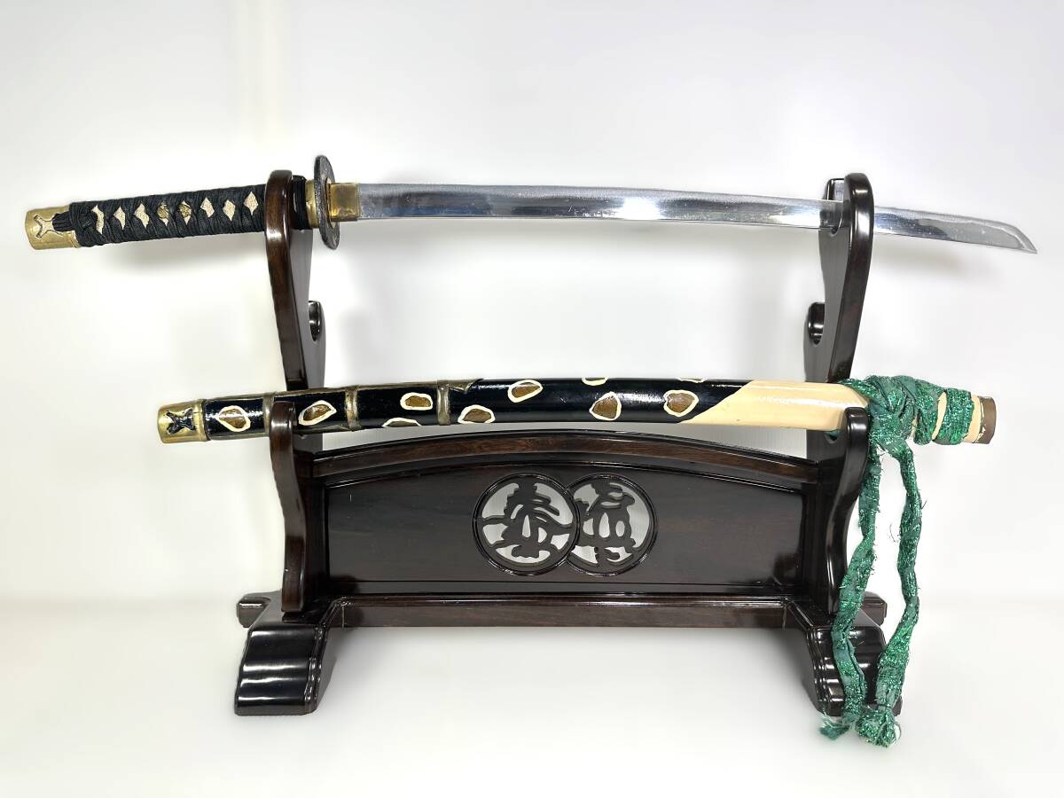 Yahoo!オークション - 【模造刀】日本刀 刀袋付 約 全長90㎝・総量736...