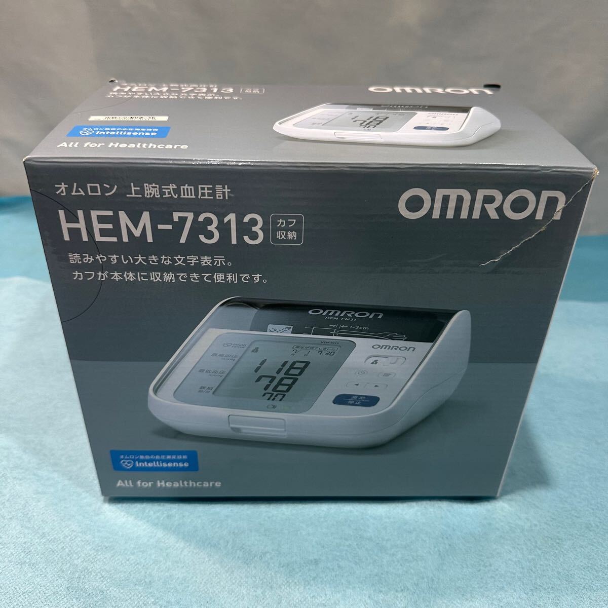 Yahoo!オークション - 美品 オムロン上腕式血圧計ヘルスケア HEM-7313 ...