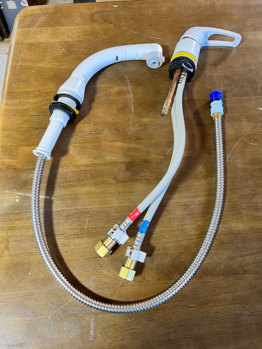 Yahoo!オークション - 洗面用シングルレバーシャワー水栓KVK KM8017TK