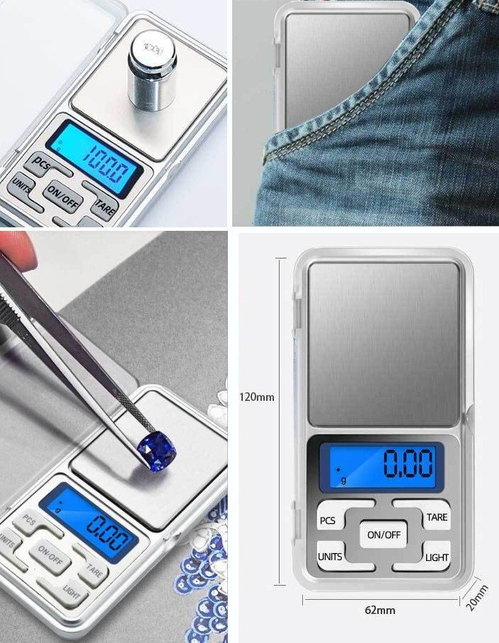 Yahoo!オークション - 【vaps_5】ポケットデジタルスケール 0.01g-500g...