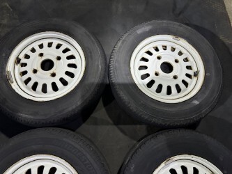 Yahoo!オークション - U41Tミニキャブ トラック 鉄ホイール 12×3.50B 1...