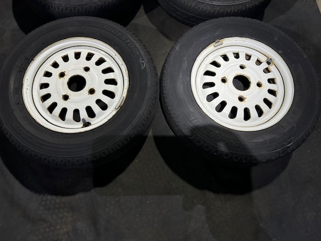 Yahoo!オークション - U41Tミニキャブ トラック 鉄ホイール 12×3.50B 1...