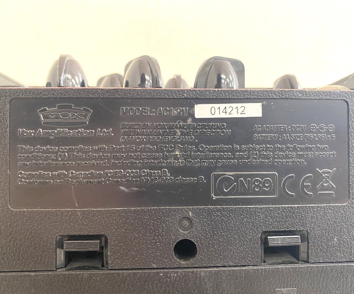 Yahoo!オークション - 高崎店u9-130 VOX ヴォックス AC1 RV Rhythm ミ...