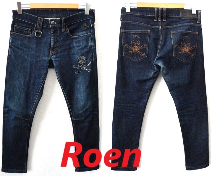 Yahoo!オークション - 日本製/Roen ロエン/クロスボーンスカル スワロ...