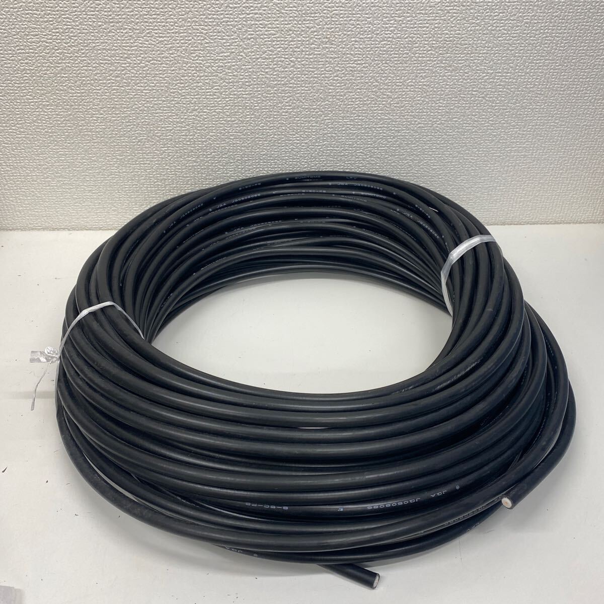 Yahoo!オークション - refle 住友 SUMITOMO 同軸ケーブル S-5C-FB 黒色...
